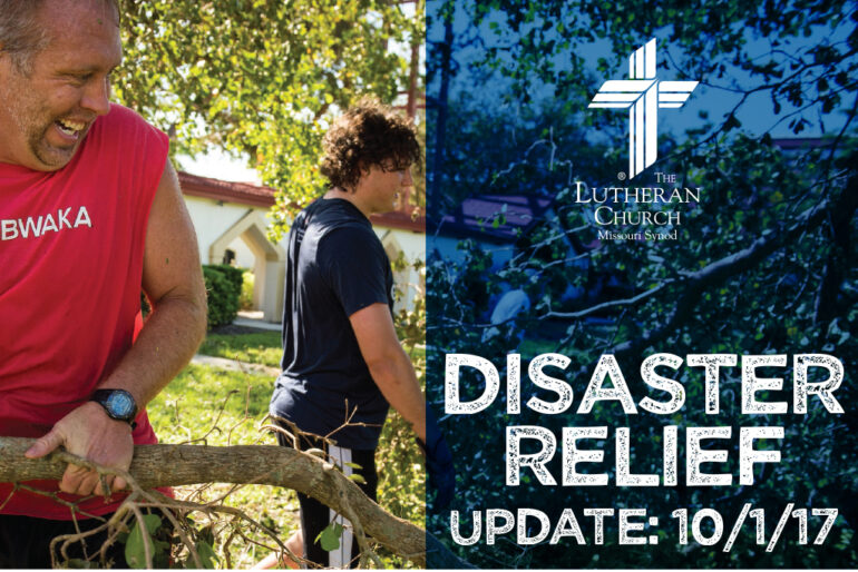 LCMS Disaster Response: Church bulletin insert, flier for disaster relief