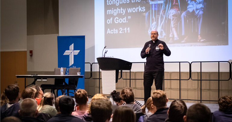 College students gain tools for evangelism at LCMS U 'Witness' conference