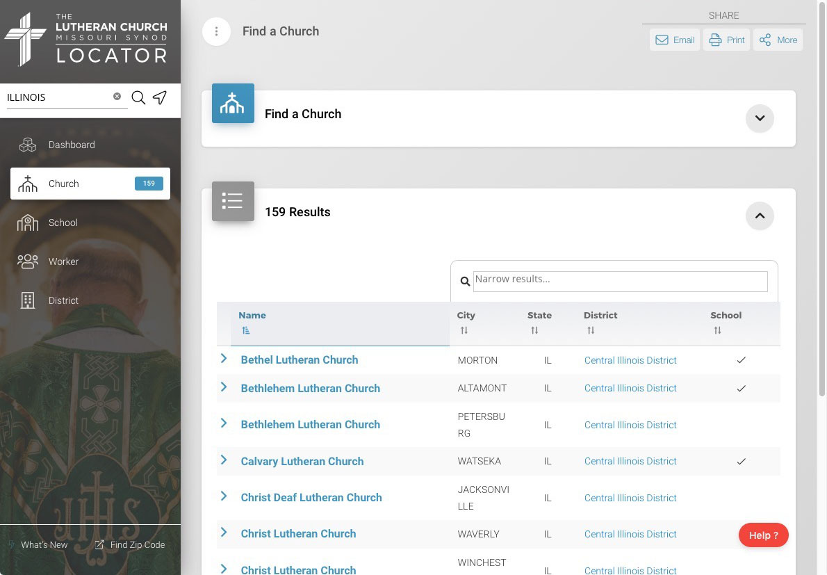 LCMS Locator has new look, features