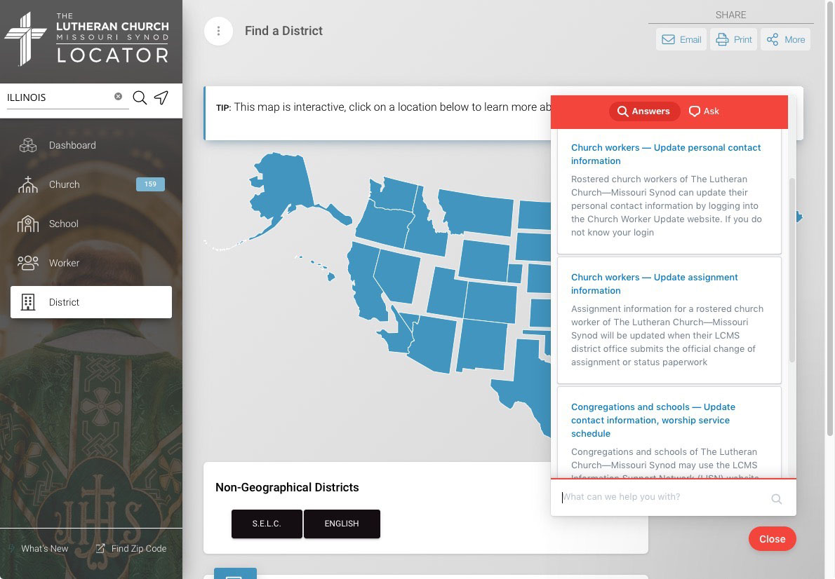LCMS Locator has new look, features