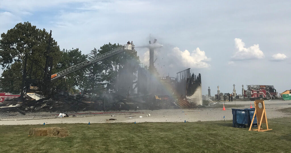 Historic LCMS church destroyed by fire during annual Oktoberfest