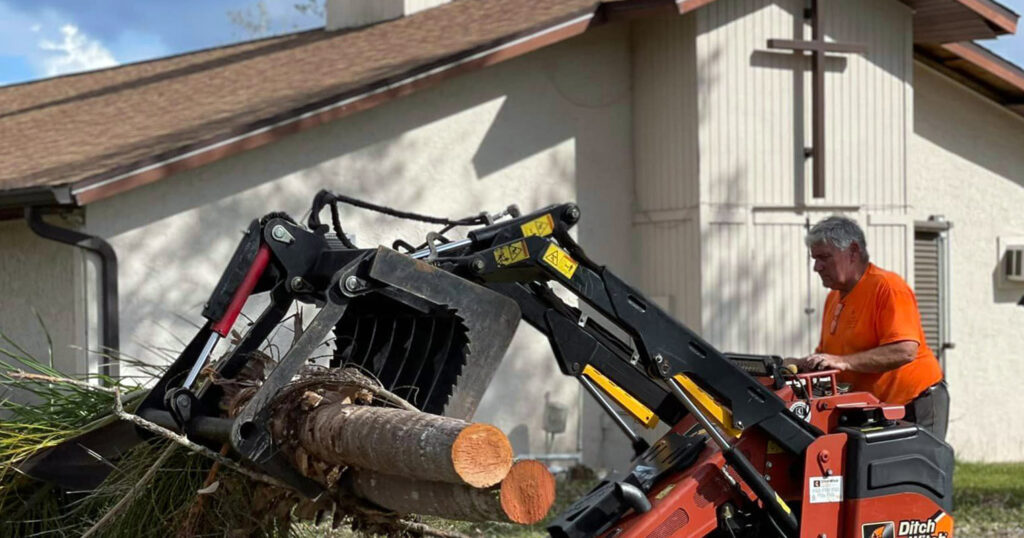 LERT volunteers help with hurricane cleanup