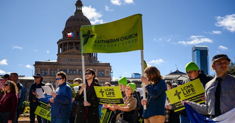 'Life Magnified': Lutherans march, rally in Austin