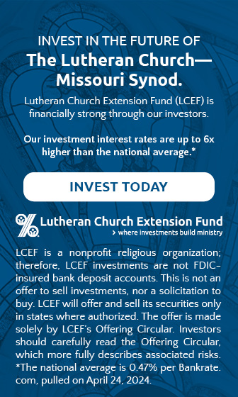 LCMS National Offering: Christ crucified for all people