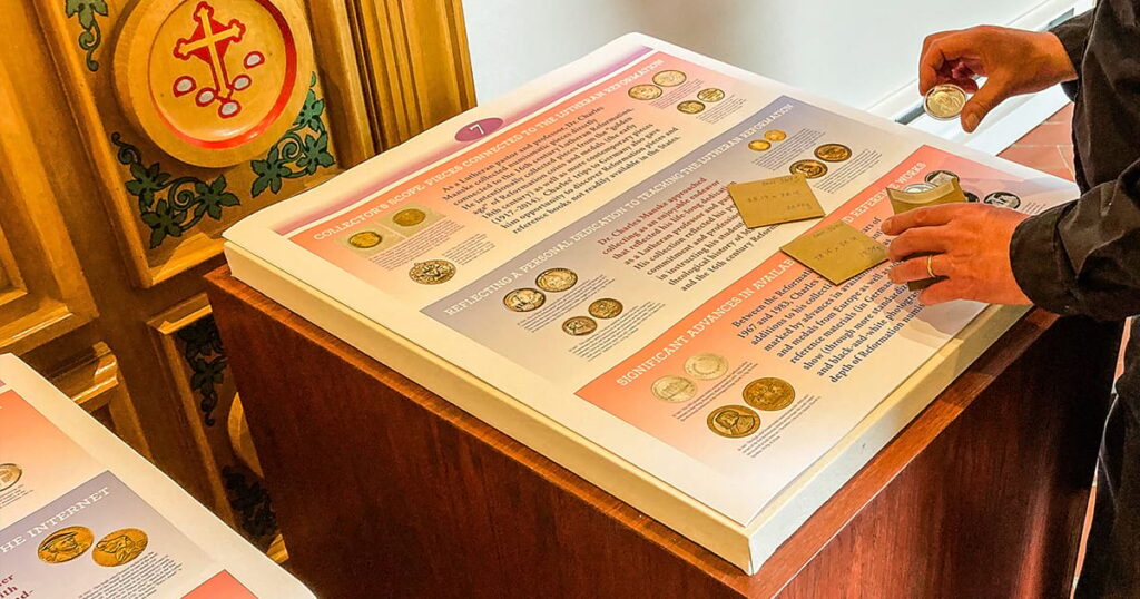Exhibit features Reformation-era coins, medals