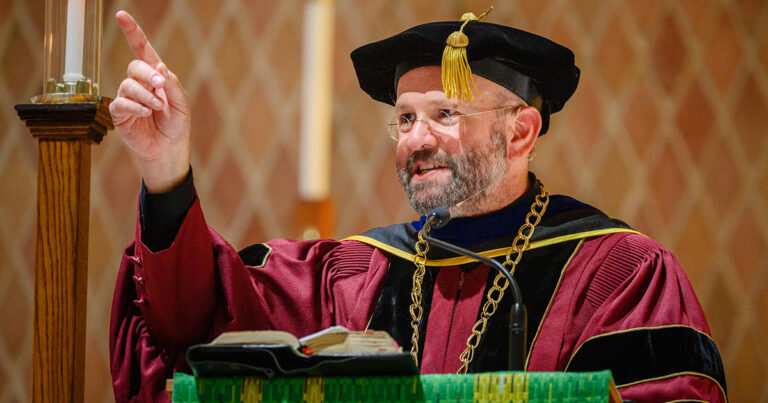 'Holding fast to the Word': Bruss installed as CTSFW president