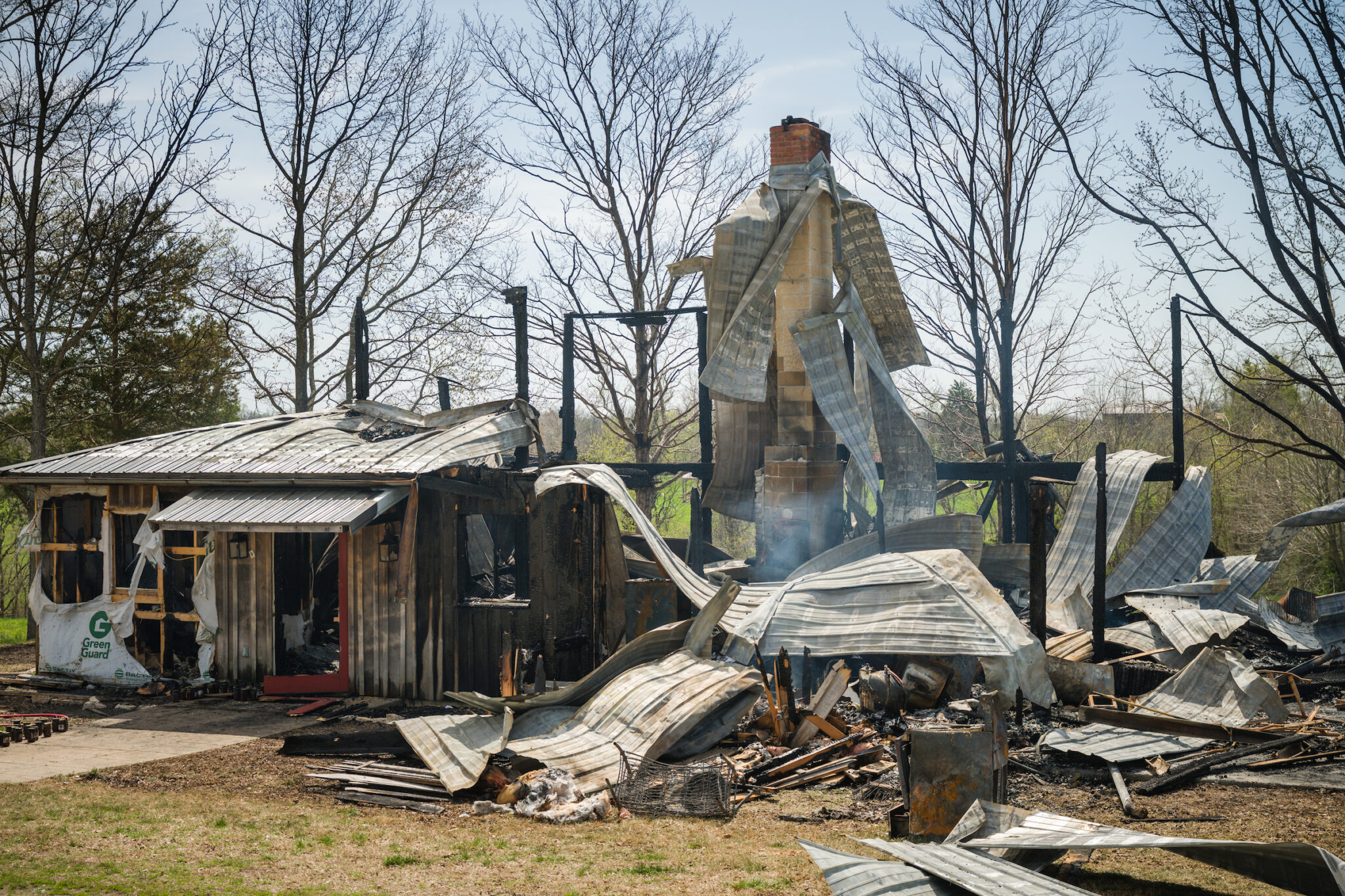 Saxon Lutheran Memorial visitor center lost in fire